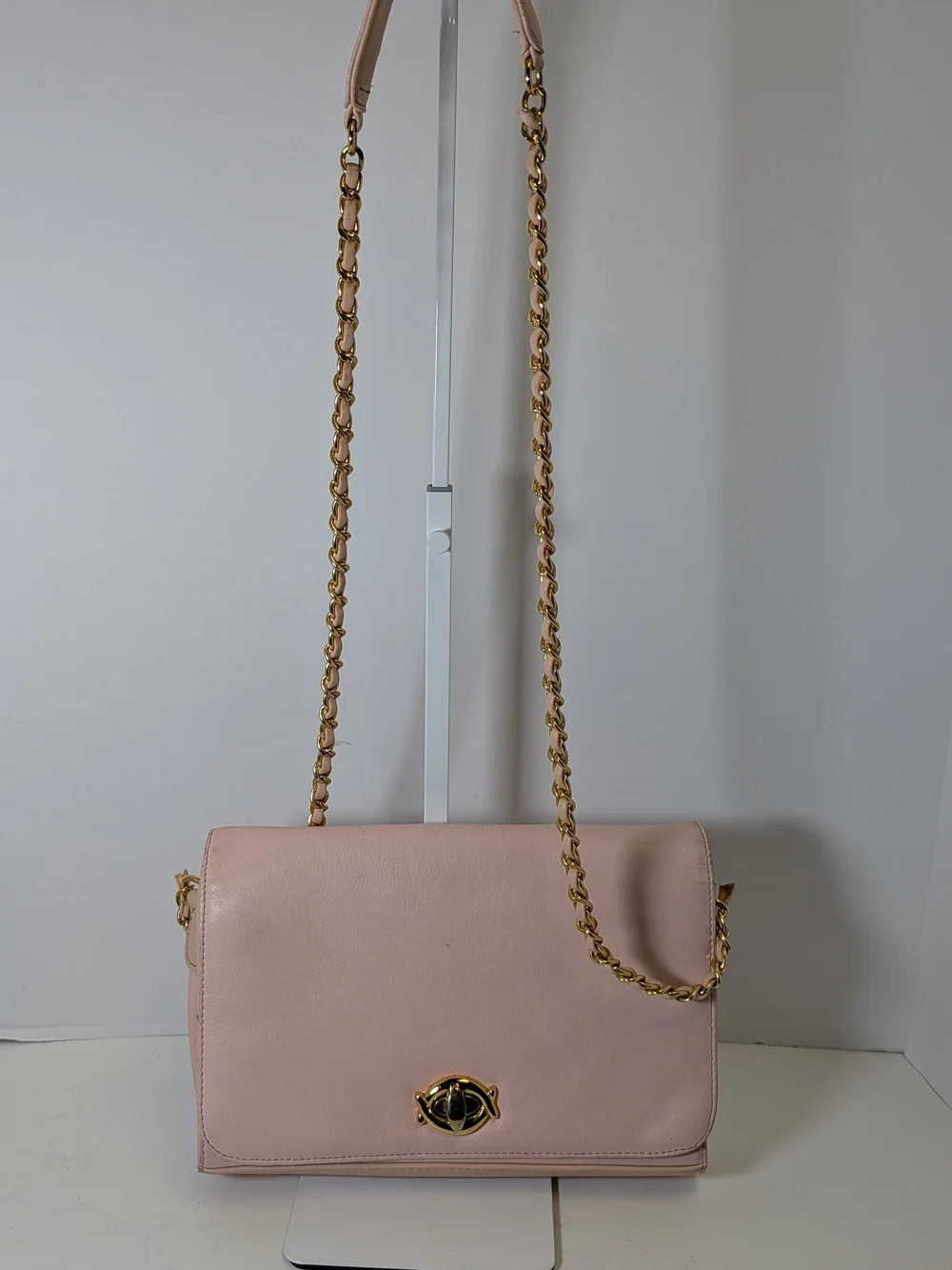 Giani Bernini | Bags | Giani Bernini Blush Pink Leather Crossbody With ...